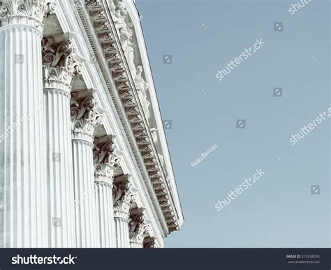 Retro Photo Of Composite Greek Style Columns 315538295 Shutterstock