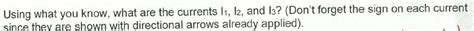 Solved For The Circuit Below Write The Three Equations Chegg Com