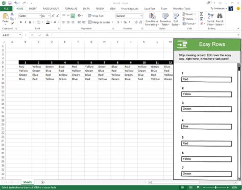 Creating An Excel 2013 Task Pane App