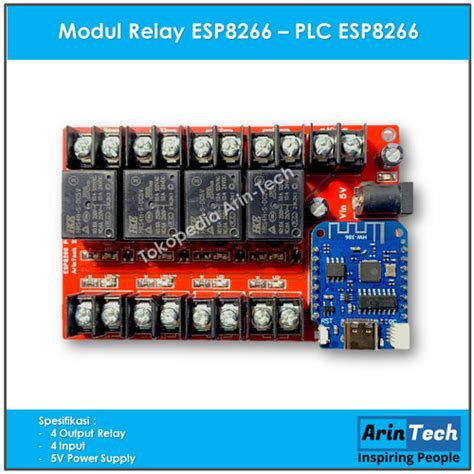 Jual Plc Esp8266 Modul Relay Esp8266 Modul Iot Wifi Kab Lampung
