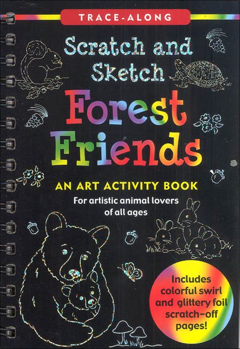 Forest Friends Trace Along Scratch And Sketch Activity Book Peter