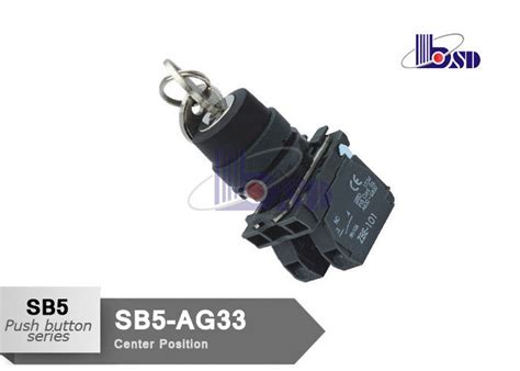 Electric Push Button Switch SB Series Position Keyed Selector Switch