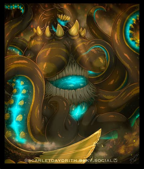 Rule Absurd Res Anthro Belly Mouth Big Breasts Big Pussy Bodily Fluids Breasts Brown Body