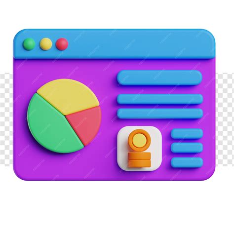Premium Psd Data Analysis Report 3d Illustration