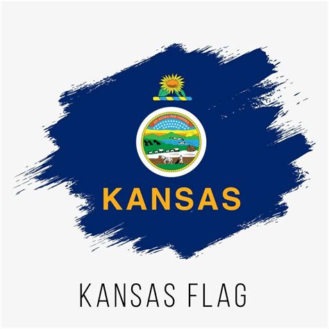 Kansas Flag Vector Art Icons And Graphics For Free Download