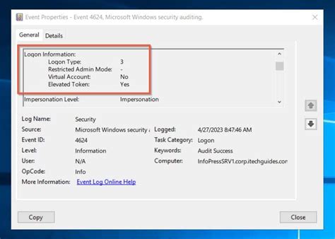 What Is Event Id 4624 An Account Was Successfully Logged On