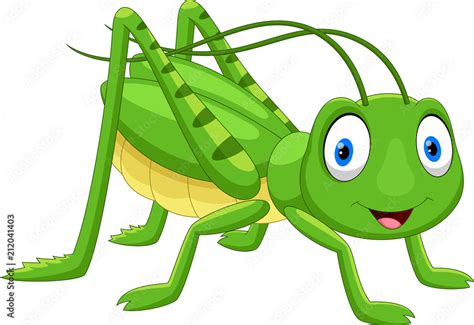 Cute Grasshopper Clipart