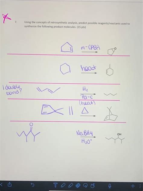 Solved X Using The Concepts Of Retrosynthetic Analysis Chegg