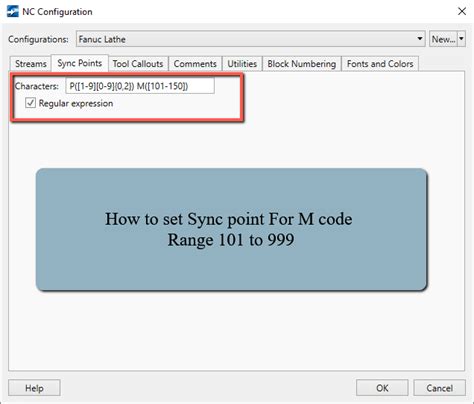 Code Expert Sync Code Setting For Multi Stream Nc Code Post