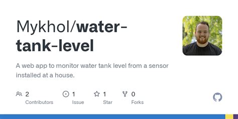 Github Mykholwater Tank Level