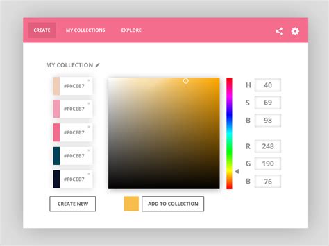 UI Design Daily Color Picker