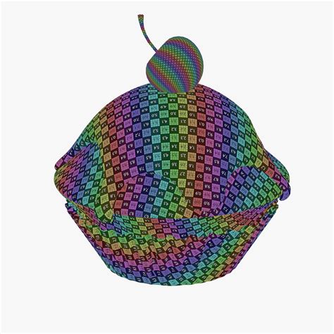 컵케익 머핀 3d 모델 19 Obj Free3d