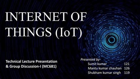 Internet Of Things Iot Ppt