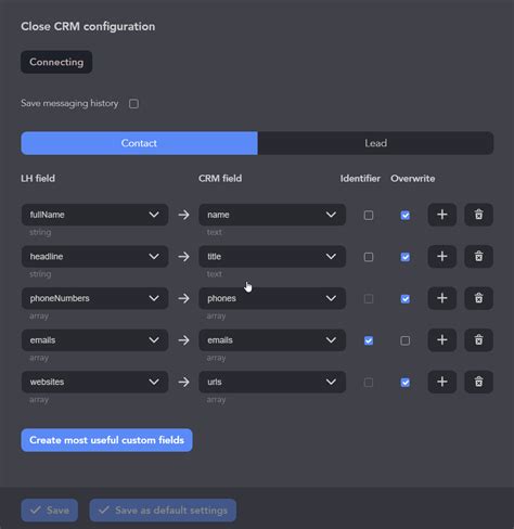 Integration With Close Crm Linked Helper
