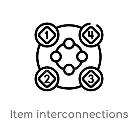 Outline Abc Item Chart Vector Icon Isolated Black Simple Line Element