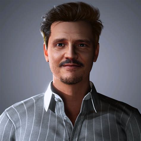 Pedro Pascal Character 3d Model Turbosquid 2346287