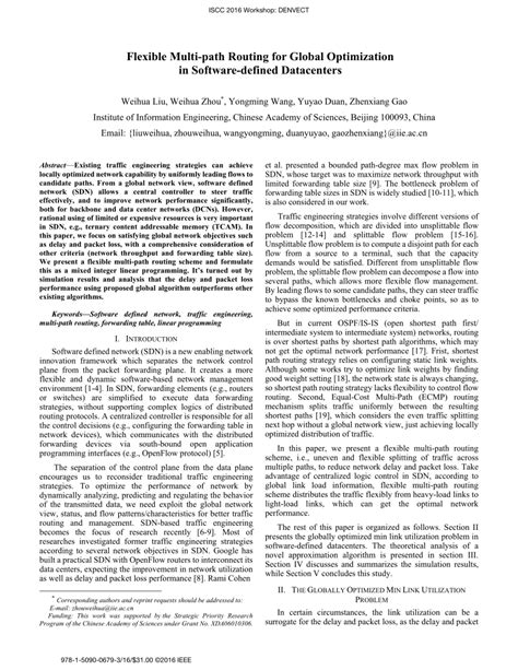 Pdf Flexible Multi Path Routing For Global Optimization In Software