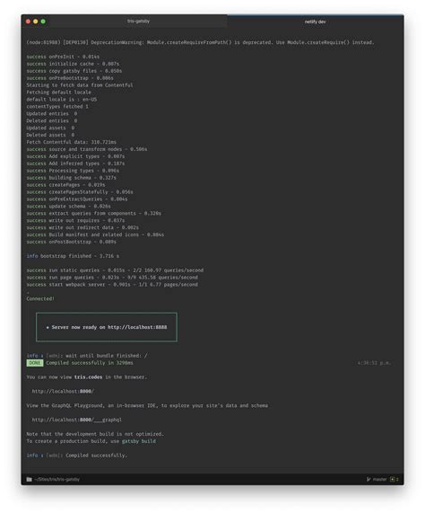 Depending On The Gatsby Version The Netlify Cli Ui Breaks Long