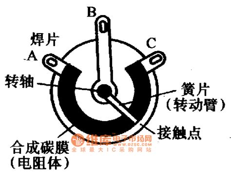 电位器上标出的阻值是指哪两端的电阻 基础电子 维库电子市场网