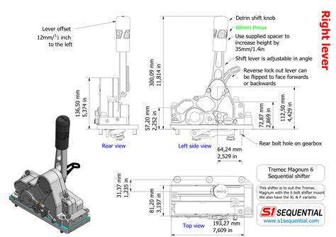 Sequential Shifter T56 Magnum Bolt On Kit S1 Sequential