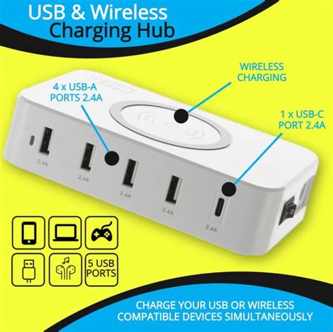 HPM USB And Wireless Charging Hub D WTC GadgetGuy