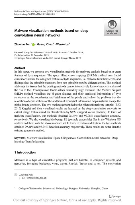 Malware Visualization Methods Based On Deep Convolution Neural Networks