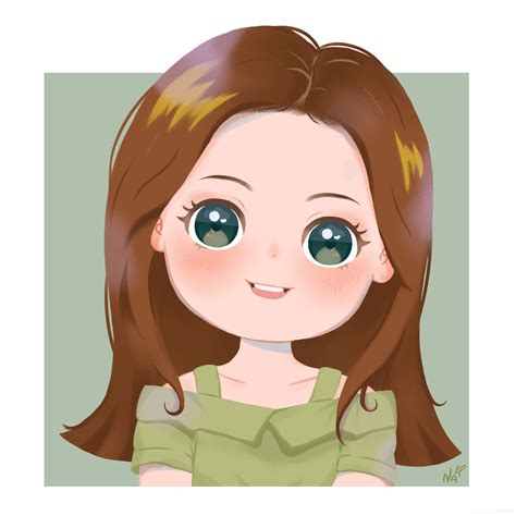 Q版头像风格插画设计作品 设计人才灵活用工 设计dna