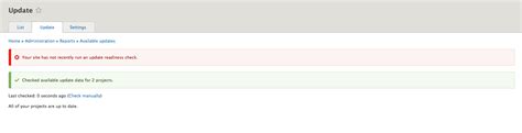 Add A Clickable Link To The Readiness Check Status Message Right After