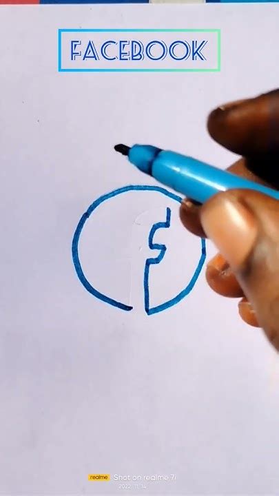 Facebook Logo Drawingfacebook Logo Music Facebooklogo Shorts