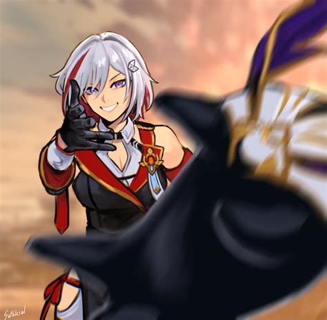 Topaz Trotter Numby And Eminem Honkai And More Drawn By Sethkiel Danbooru