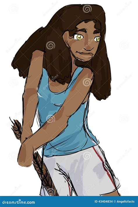 Active Sorting Girl Stock Illustrations 4 Active Sorting Girl Stock