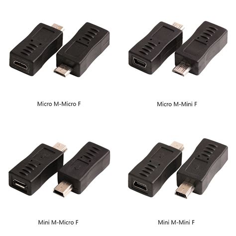 USB 2 0 Standard Type A Male To Mini B 5 Pin Male Adapter Converter Connector