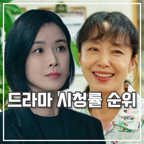 방영 중 인기 한국 드라마 시청률 순위 10위까지 네이버 블로그