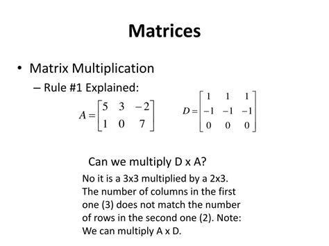 PPT Matrices PowerPoint Presentation Free Download ID 3410653