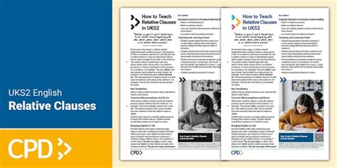 How To Teach Relative Clauses In Upper Key Stage 2 Twinkl