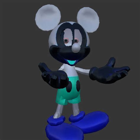 True Mickey Model Prisma 3d By Deaquinosiqueira On Deviantart