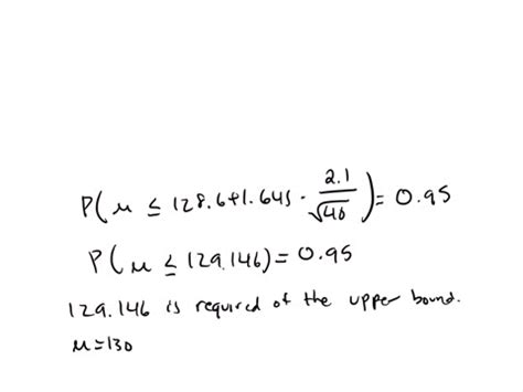 SOLVED Refer To Exercise Construct A Upper Confidence Numerade