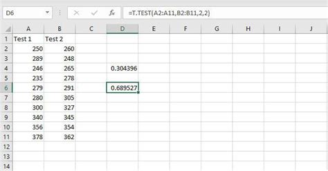 How To Perform T Tests In Ms Excel Geeksforgeeks