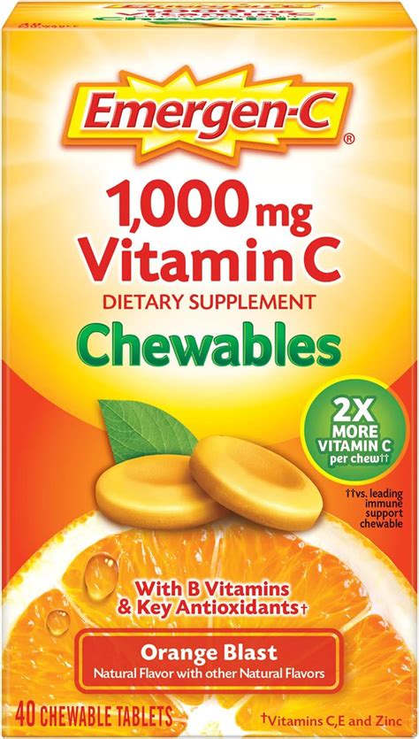 Emergen C Vitamin C 1000mg 90 Packets 3 Variety Cartons Net