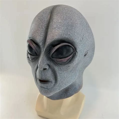 Realistic Alien Face Masks Extraterrestrial Encounter Prank Temu