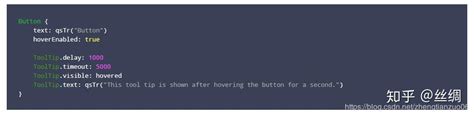 QtQuick Qml自定义控件 1 ToolTip 知乎
