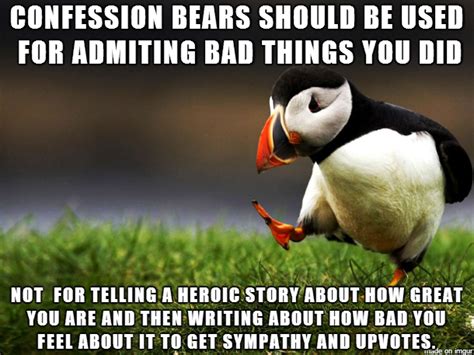 Confession Bear Is Being Wrongly Used And Its Really Bugging Me
