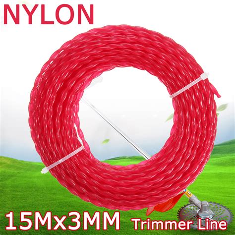 5m X 3mm Nylon Trimmer Line Rope Roll Cord Cable Wire String Grass Str