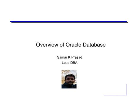 Overview Of Oracle Database Pps Databases Computer Software And