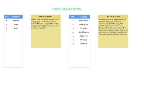 Implementation Plan Gantt View Template Excel Gsheets