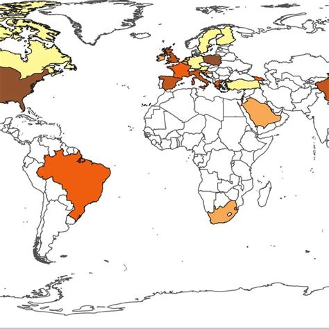 Worldwide Distribution Of Mrsa Colonization In Eccs Download Scientific Diagram