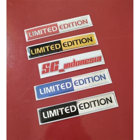 Jual Stiker Timbul Emblem Limited Edition Shopee Indonesia