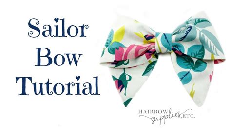 Fabric Hair Bows Diy