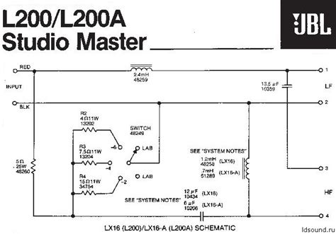 Jbl L Crossover Ldsound Ru Ldsound Info